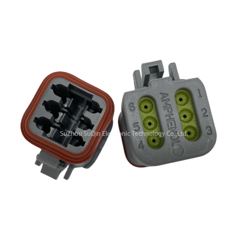 Wholesale AT06-6S-MM01 connector：6 Pin Rectangular Gray Housing ...
