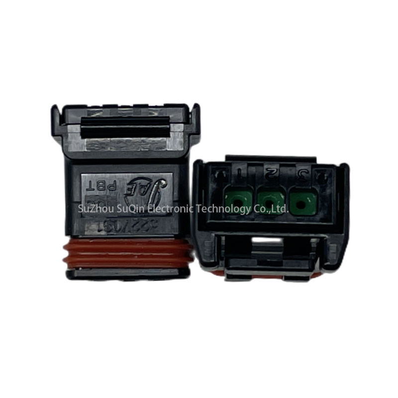 3 Pin Female Black Housing Waterproof Plug JAE Connector MX19A003S51 ...